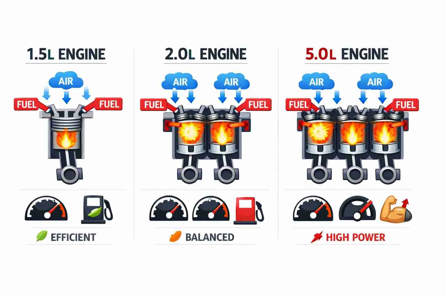 What Does 50 Liter Engine Mean